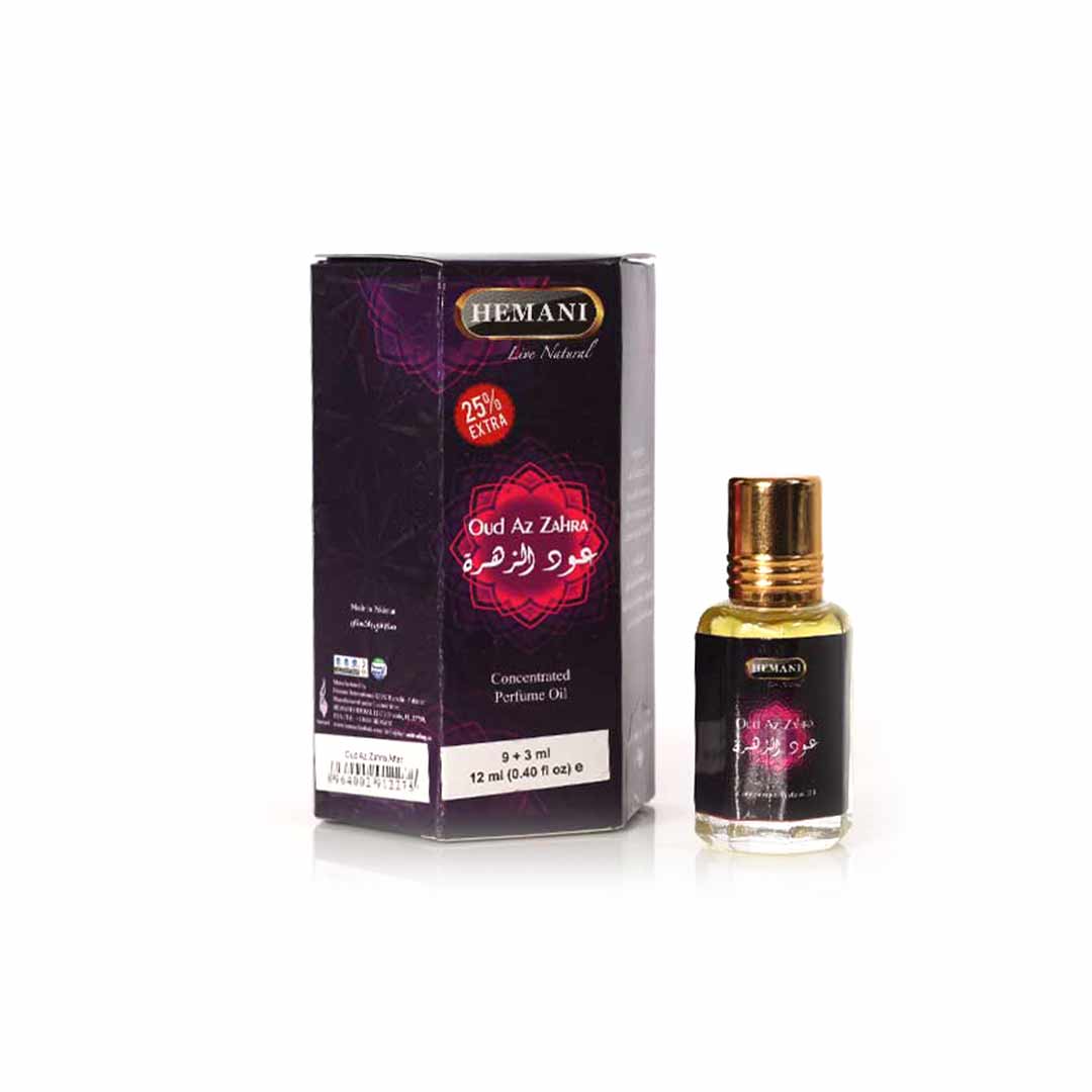 Attar Roll On Oud Az Zahra | Hemani Herbal