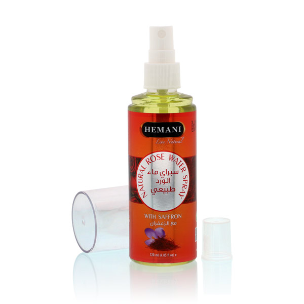 Saffron Rose Water Spray 120ml Shop Face Mist And Toner Hemani Herbal