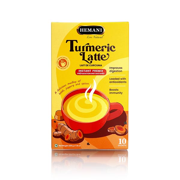 Turmeric Latte Instant Premix 220g | Hemani Herbals